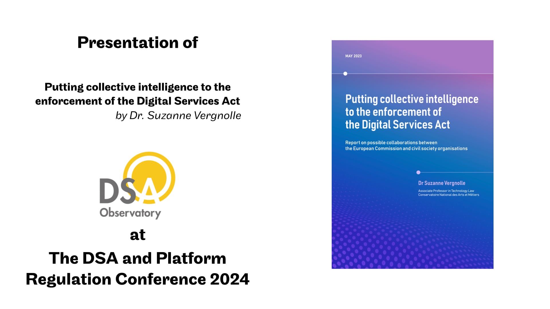 The DSA and Platform Regulation Conference 2024